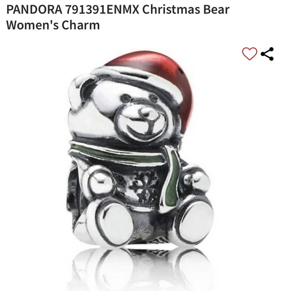Pandora | Jewelry | Pandora Christmas Bear | Poshmark